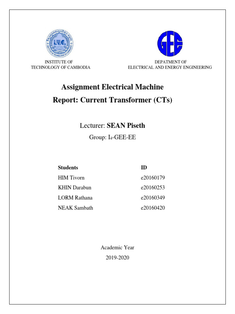 Current Transformer | PDF | Transformer | Alternating Current