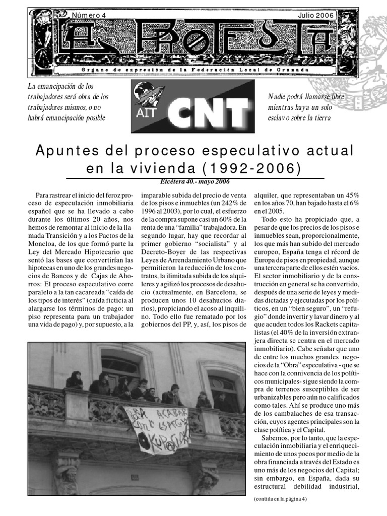 La Protesta 4 | PDF | Anarquismo | España