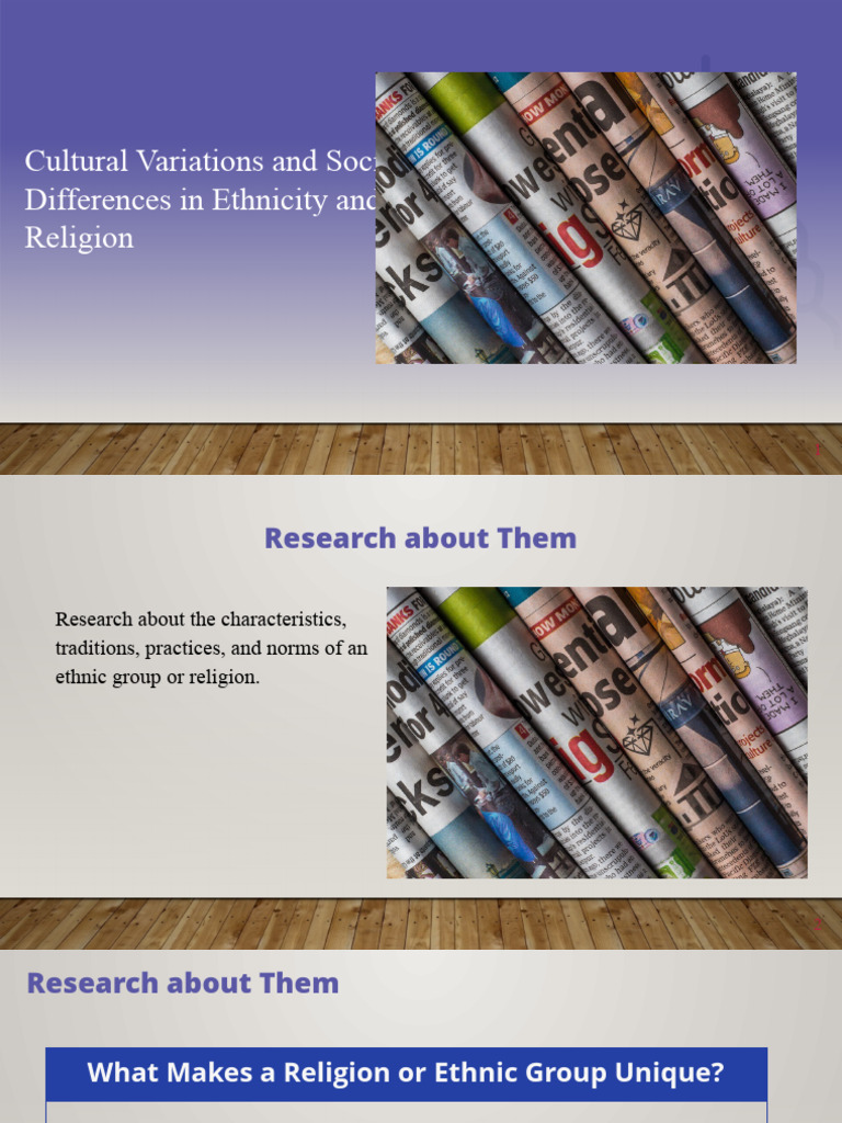 3 Ethnic Groups and Religion | PDF | Ethnicity | Race (Human ...