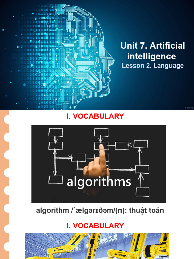 Unit 7 Artificial Intelligence Lesson 2 Language | Download Free PDF | Computer Science ...