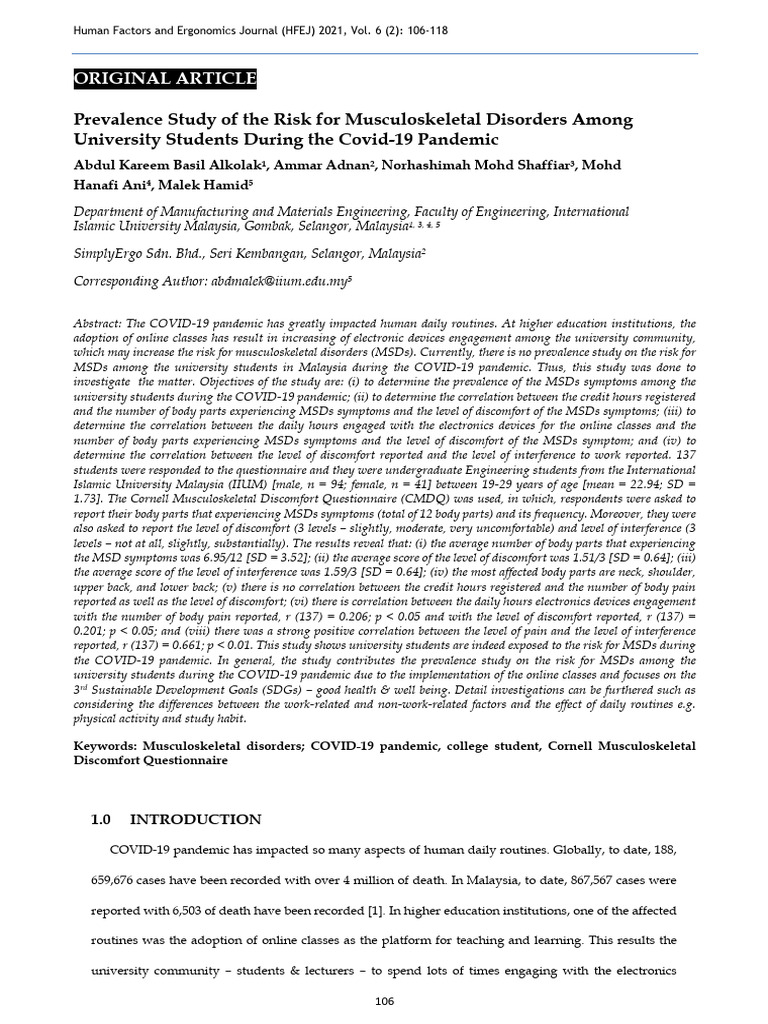 Paper-8-Hfej MSD For Student | PDF | Epidemiology | Causes Of Death