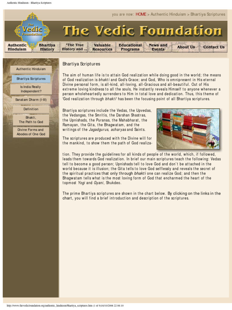 Bhartiya Scriptures | PDF | Puranas | Vedas