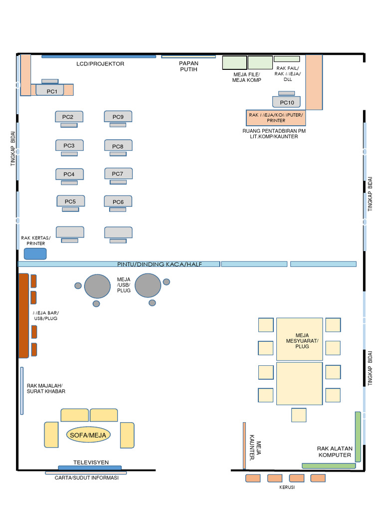 Layout Pusat Latihan Kemas Melaka Terbaru | PDF