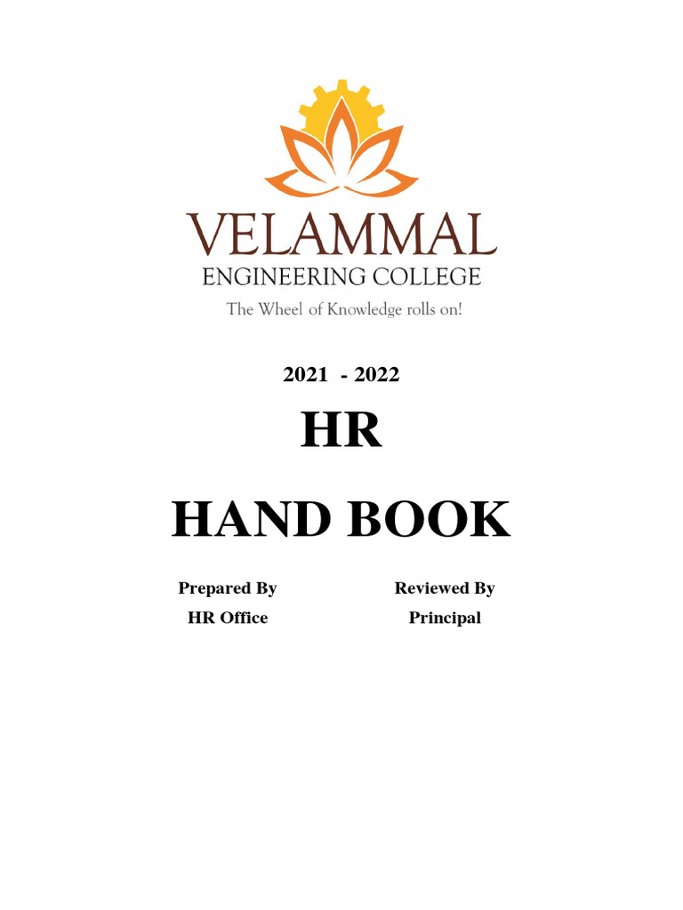 HR Handbook | PDF | Doctor Of Philosophy | Employment