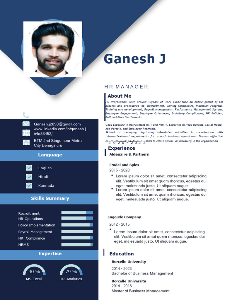 Blue Modern Resume | PDF
