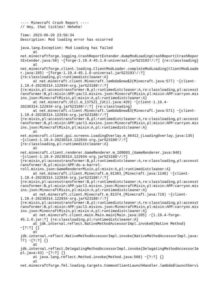 Crash Log | PDF | Central Processing Unit | Computing