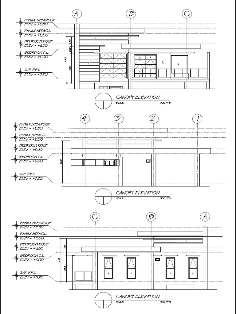 Canopy Elevations | PDF