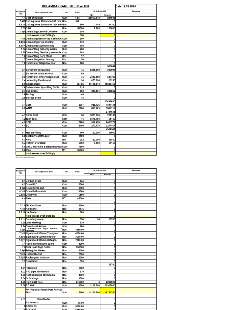 KTB RR Ipc 16 MMS | PDF | Concrete | Length