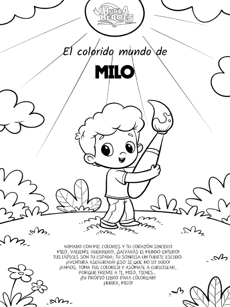 Cuento de Milo - Coloringbook | PDF