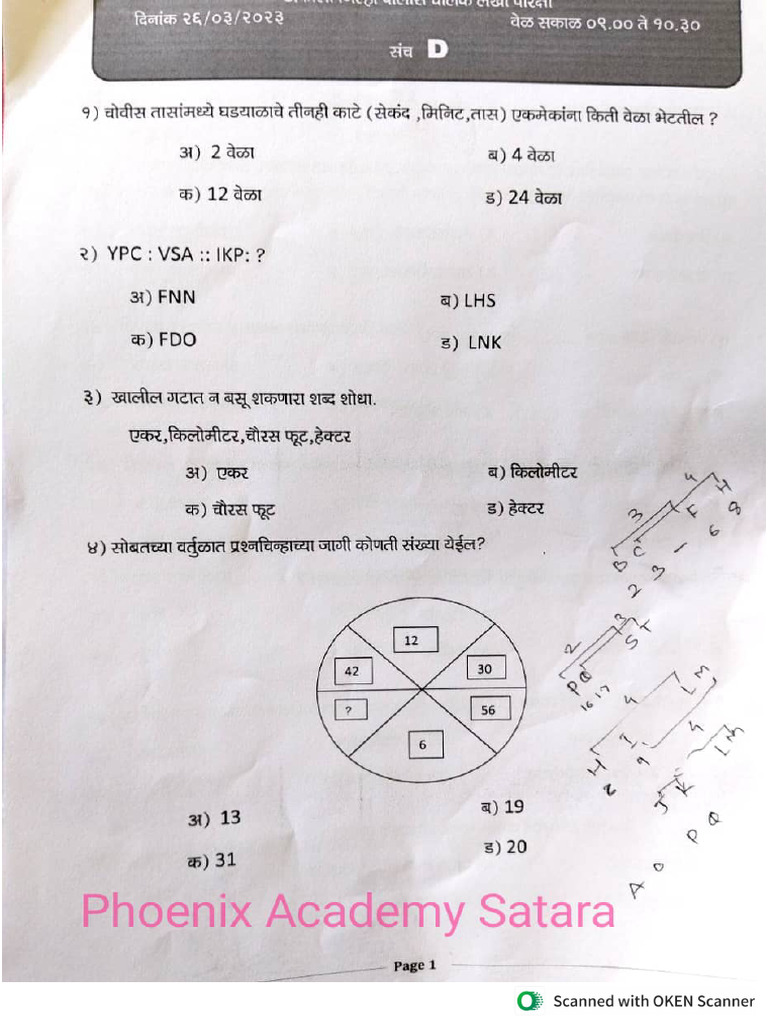 Akola Police Constable Driver Question Paper PDF 2022 | PDF