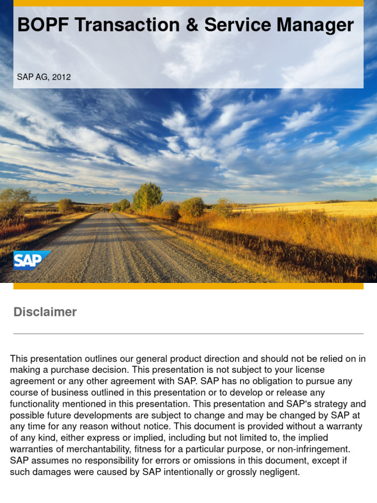 02 BOPF Transaction Service Manager | PDF | Database Transaction | Ibm Db2