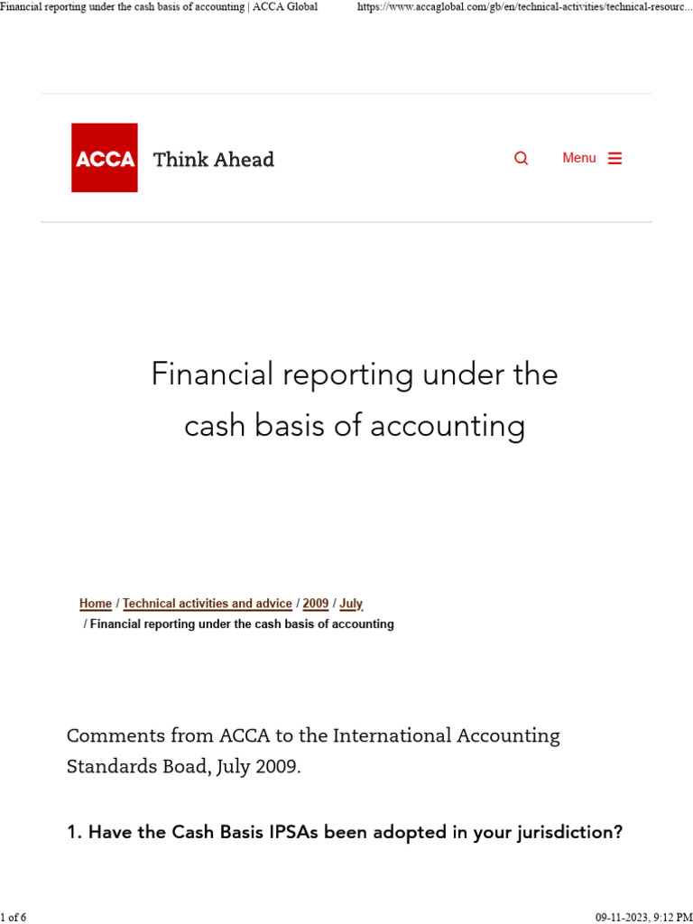 IPSAS Cash Basis Challenges in Uzbekistan | PDF | Accounting ...