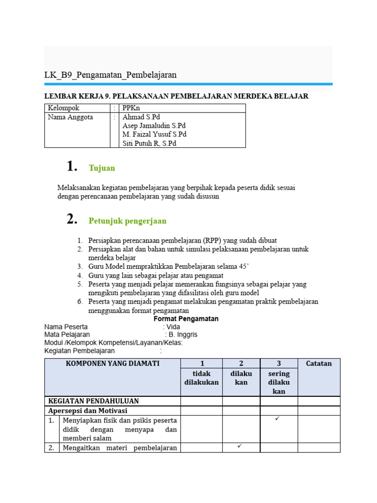 Lk9 Tugas Individu M. Faizal y | PDF