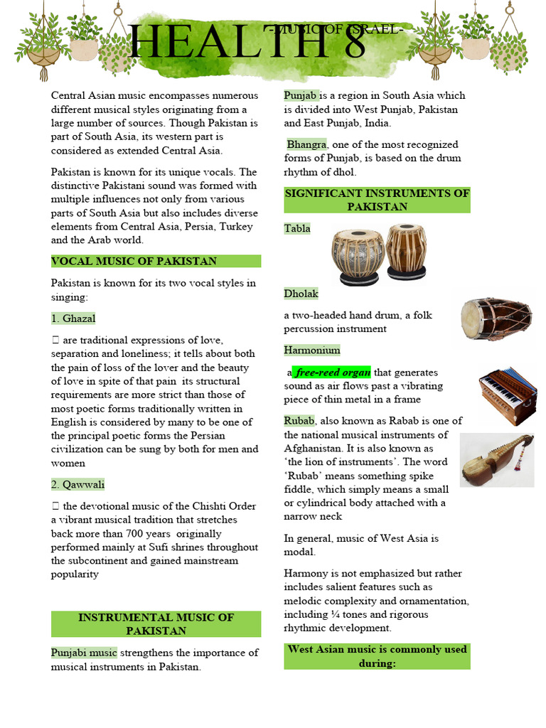 Botany | PDF | Musical Instruments | Performing Arts