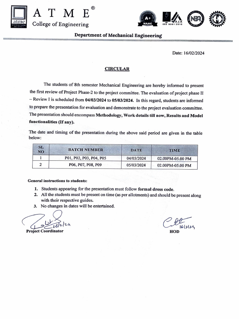 Circular Project Phase 2 - Review 1 | PDF