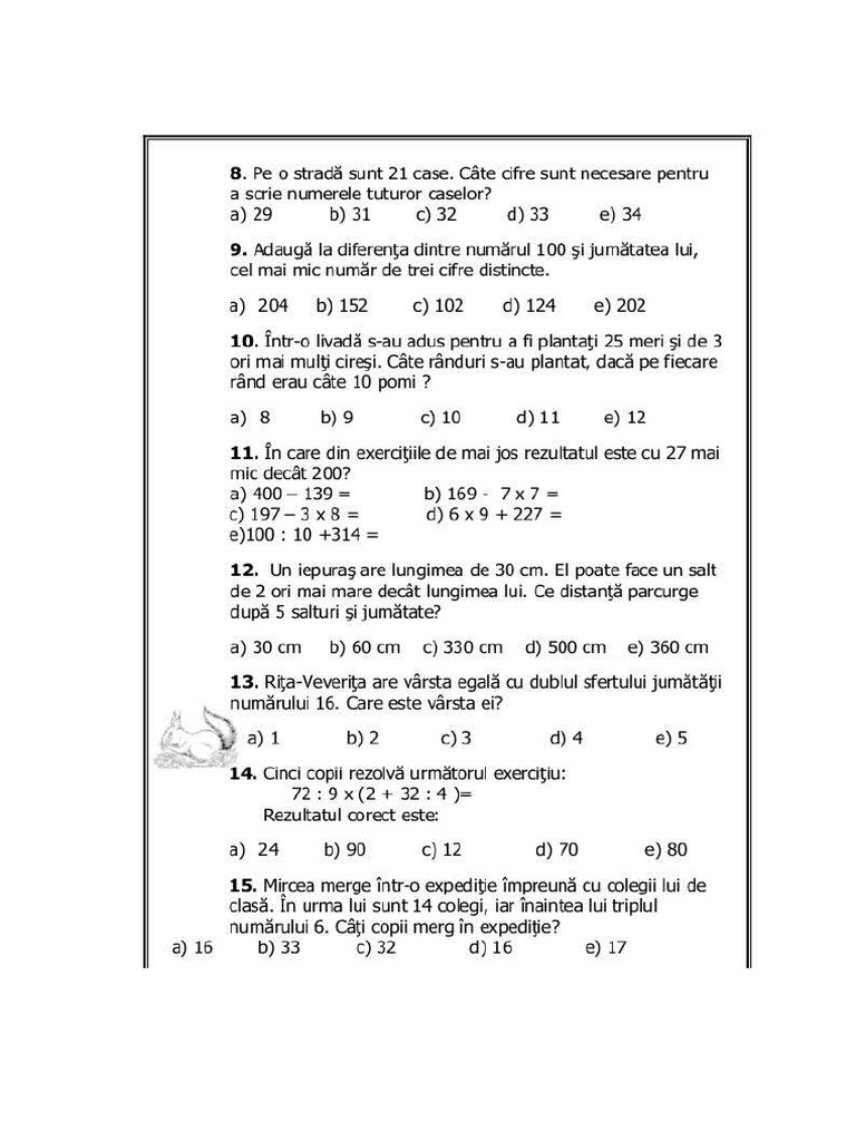 Fisa Probleme 1 | PDF