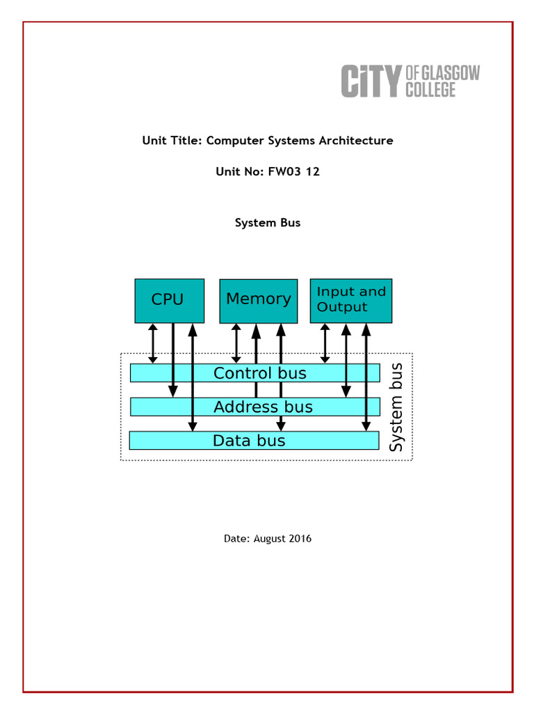 Buses | PDF | Central Processing Unit | Computer Data Storage