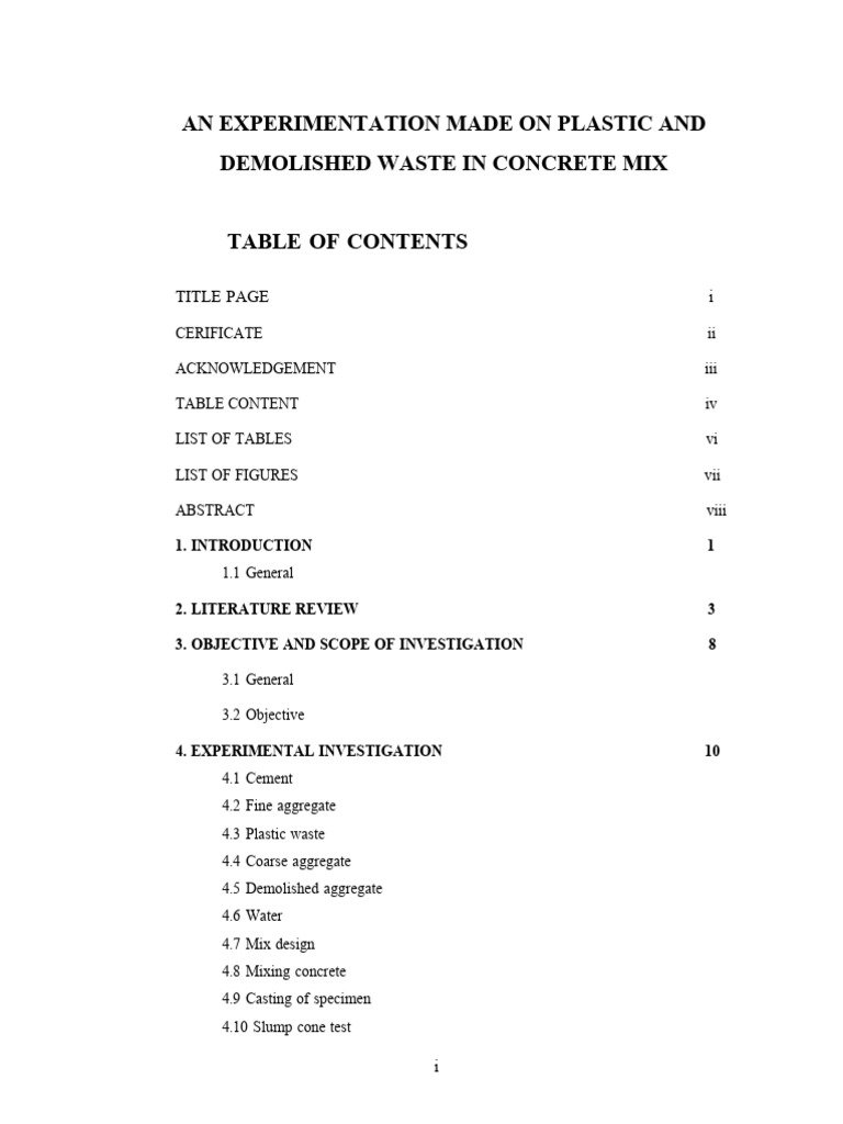 C25 Concrete Mix with Recycled Wastes | PDF | Concrete | Construction ...
