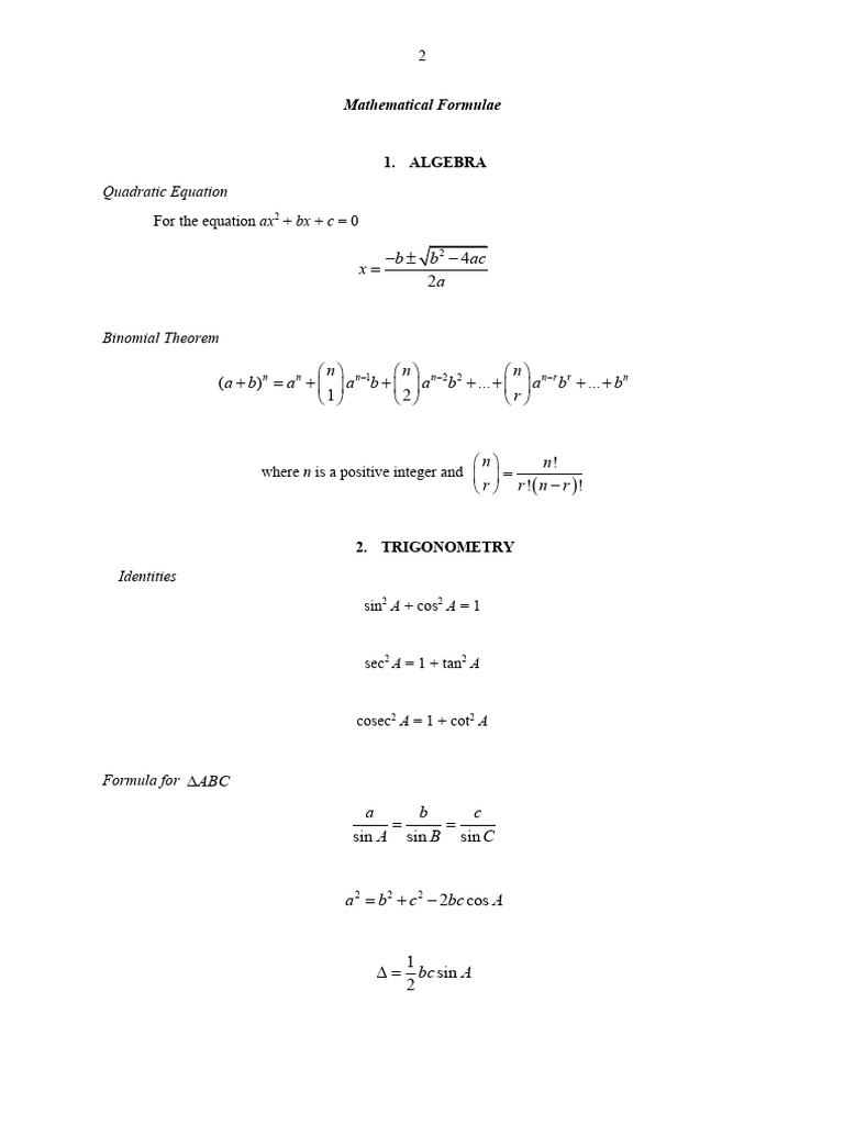 2021 Pyp | PDF | Quadratic Equation | Discrete Mathematics