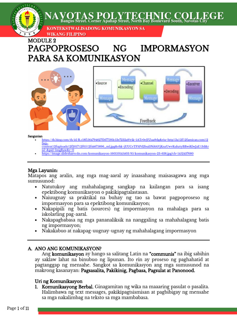 Komfil Module 2 | PDF