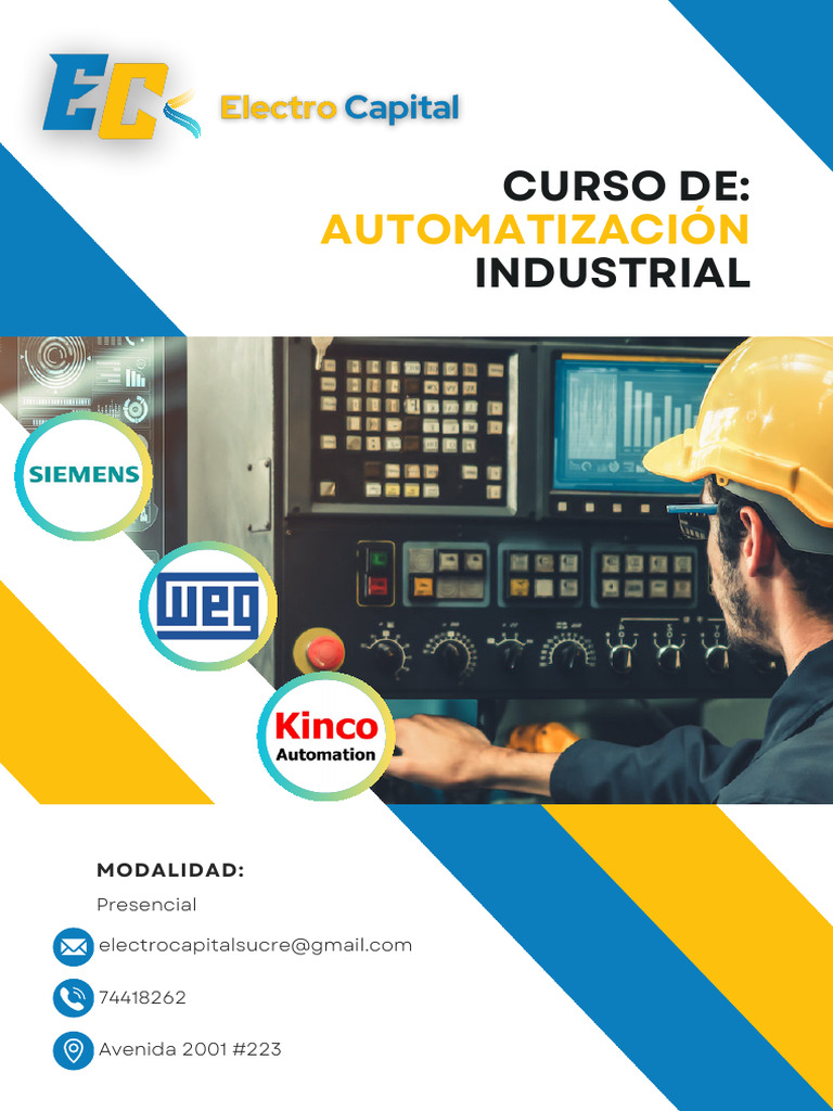Curso de Automatización Industrial | PDF | Controlador lógico ... Curso de Automatización Industrial | PDF | Controlador lógico ...