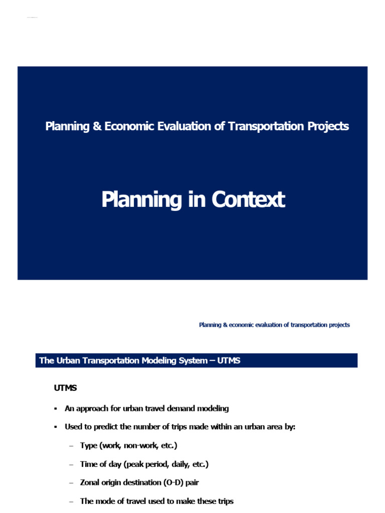 Planning Context | PDF | Urban Planning | Planning