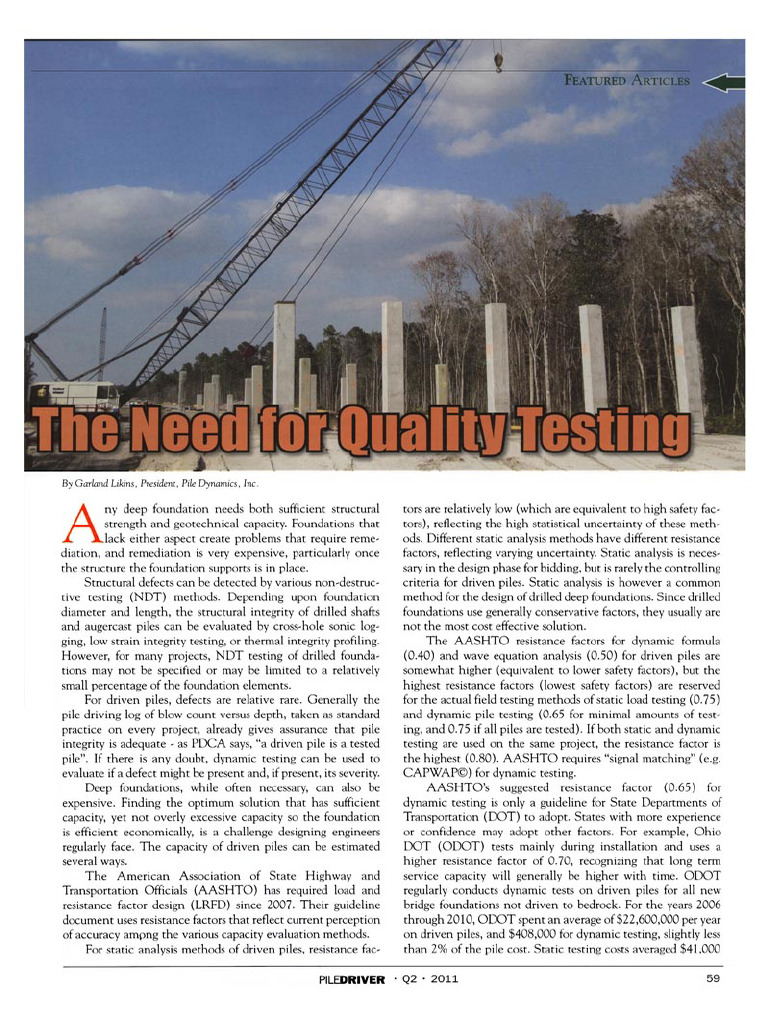 The Need for quality testing | PDF