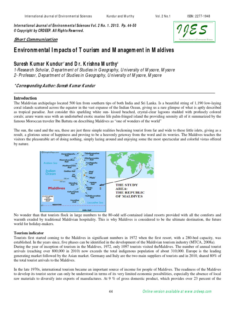 Maldives | PDF | Groundwater | Environmental Impact Assessment