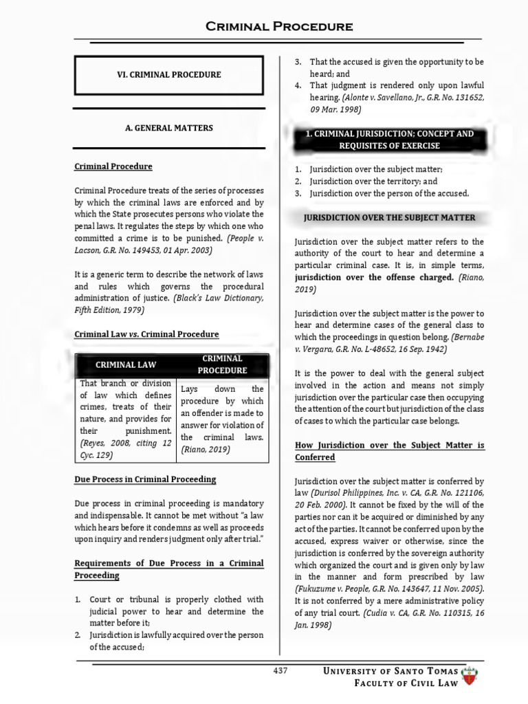 UST Golden Notes 2022 Crimpro Reviewer For Finals | Download Free PDF ...