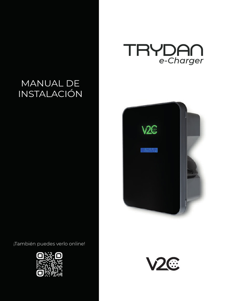 Manual v2c Trydan | PDF | Corriente eléctrica | Conector eléctrico