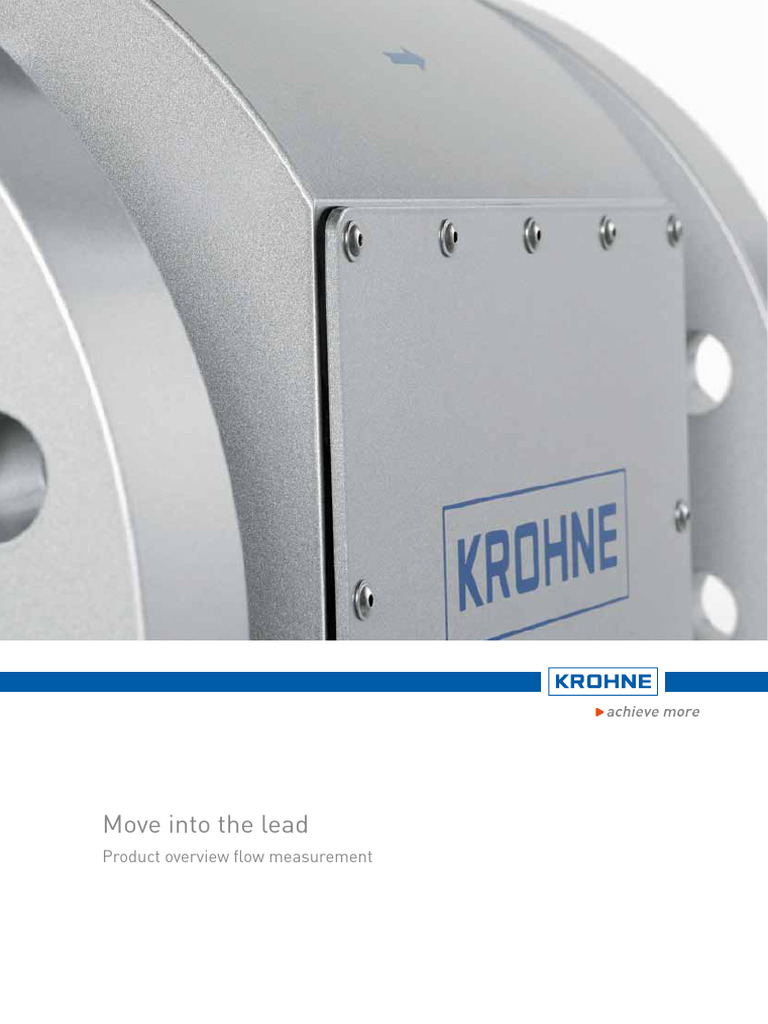 KROHNE Flow Measurement | PDF | Flow Measurement | Physical Sciences
