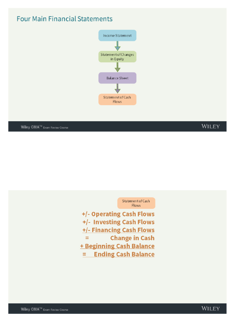 Statement of Cash Flows and FS Notes | PDF