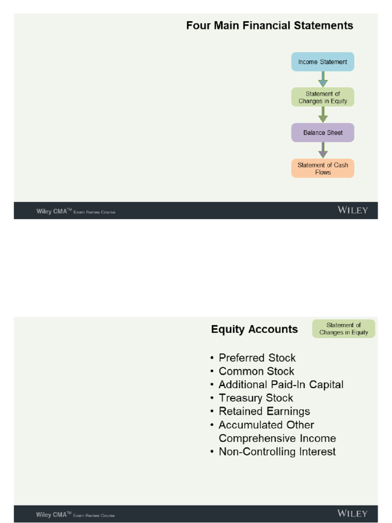 Statement of Changes in Equity and BS | PDF