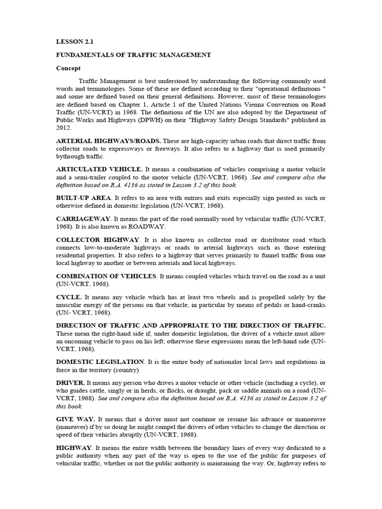 Topic 3 | PDF | Traffic | Intersection (Road)