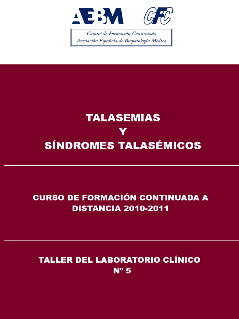 Talasemias Definitivo | Descargar gratis PDF | Especialidades Medicas ...