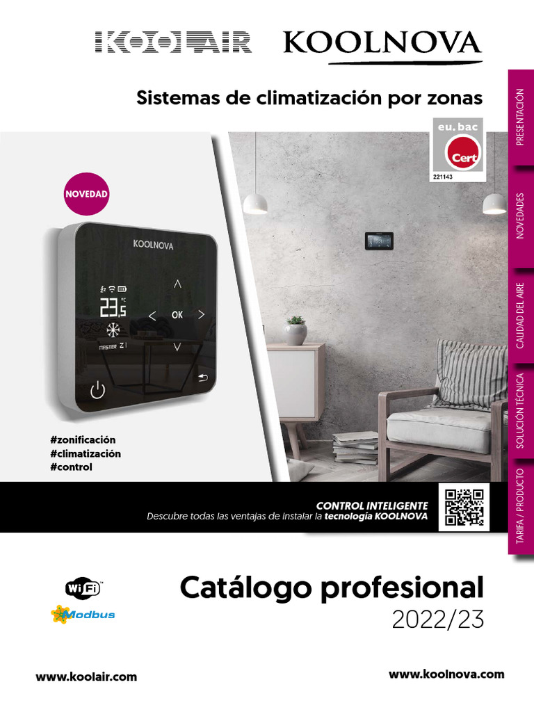A42010 CATÁLOGO PROFESIONAL KOOLNOVA_KOOLAIR 2022_2023_ES SIN PRECIOS | PDF | Termostato ...