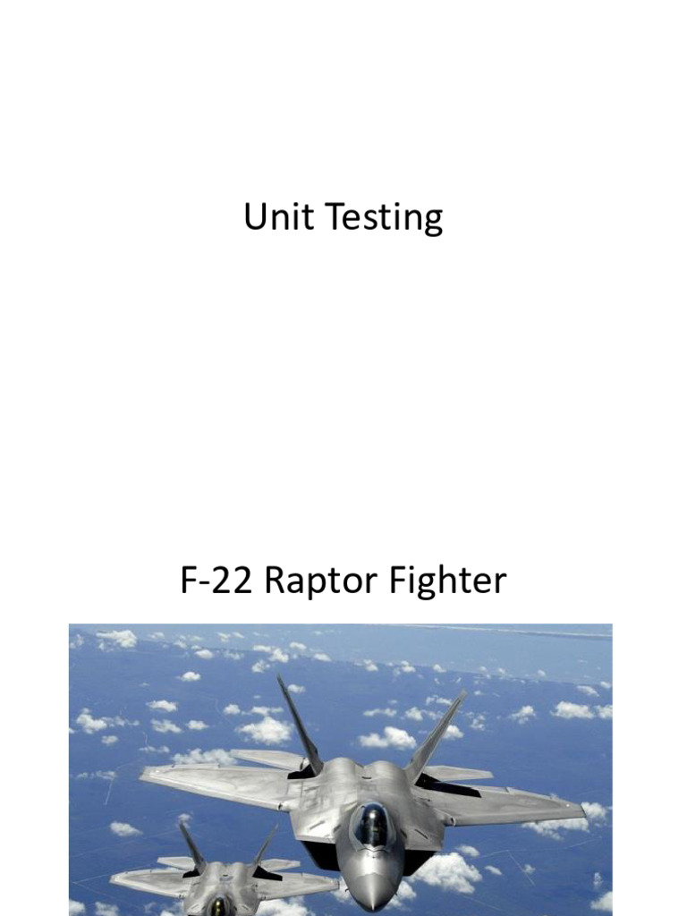 Unit Testing | PDF | Unit Testing | Software Testing Unit Testing | PDF | Unit Testing | Software Testing