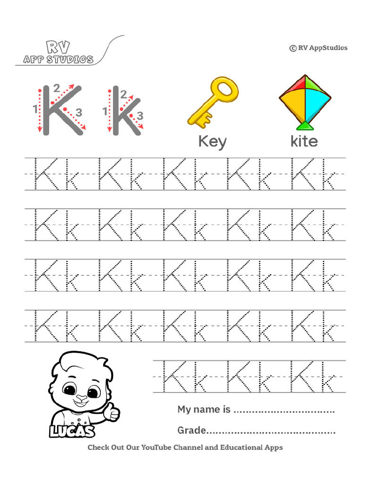 254-free-printable-worksheets-for-kids-alphabet-letter-kk-tracing | PDF
