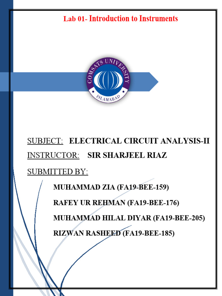 Eca Ii Lab 1 | PDF | Amplitude | Electrical Engineering Eca Ii Lab 1 | PDF | Amplitude | Electrical Engineering