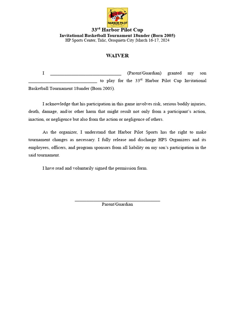 Waiver | PDF