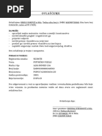 OVLAŠĆENJE Za Upravljanje Vozilom | PDF