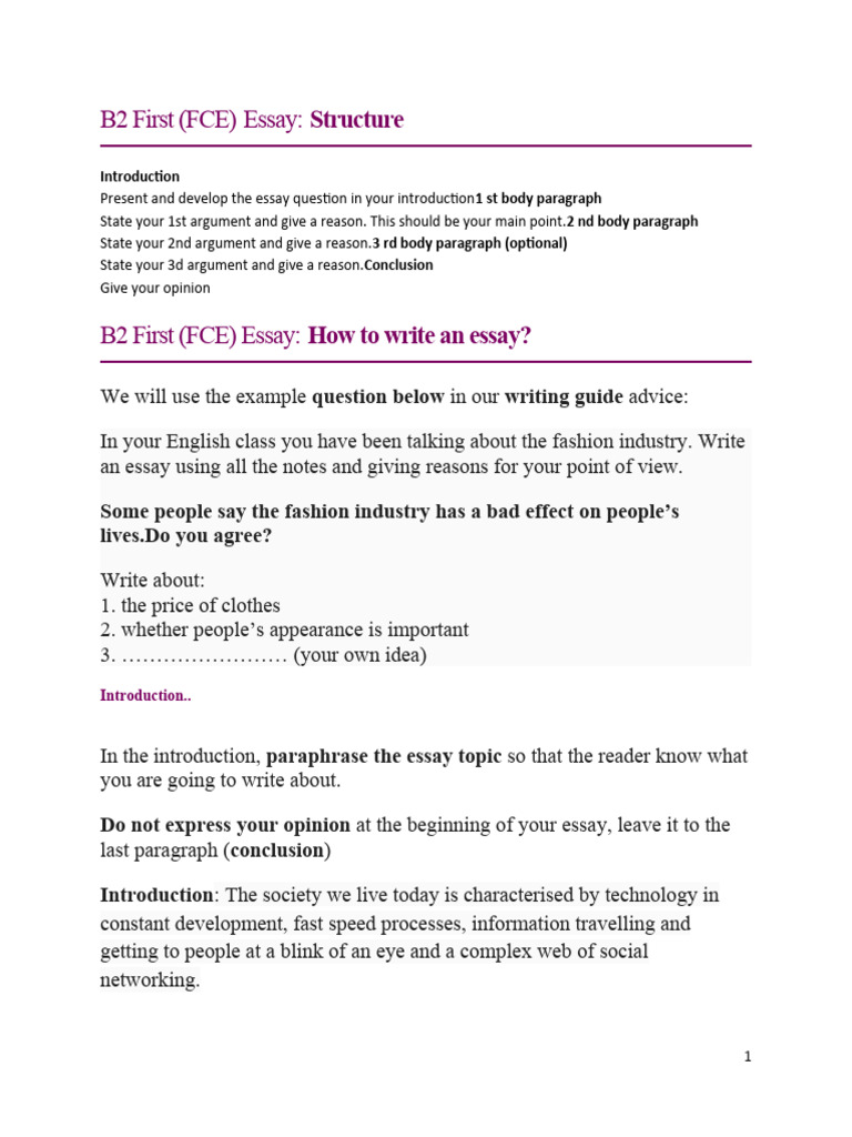 B2 First - Essay | PDF | Essays | Pollution