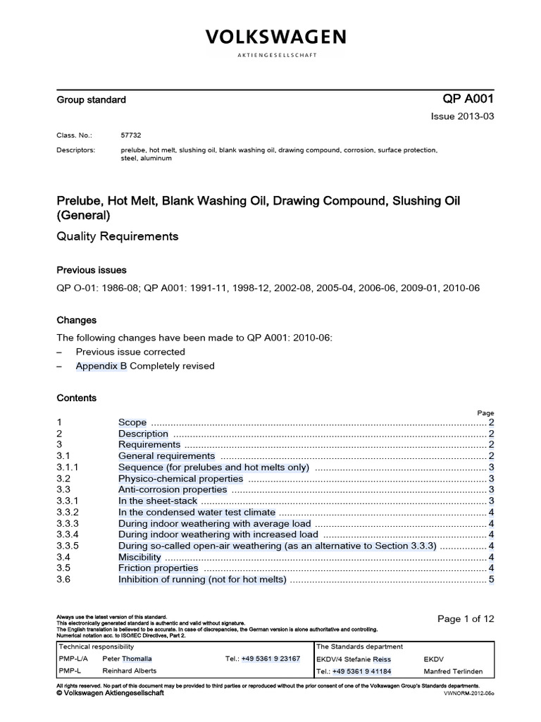 QP A001 en | PDF | Corrosion | Materials