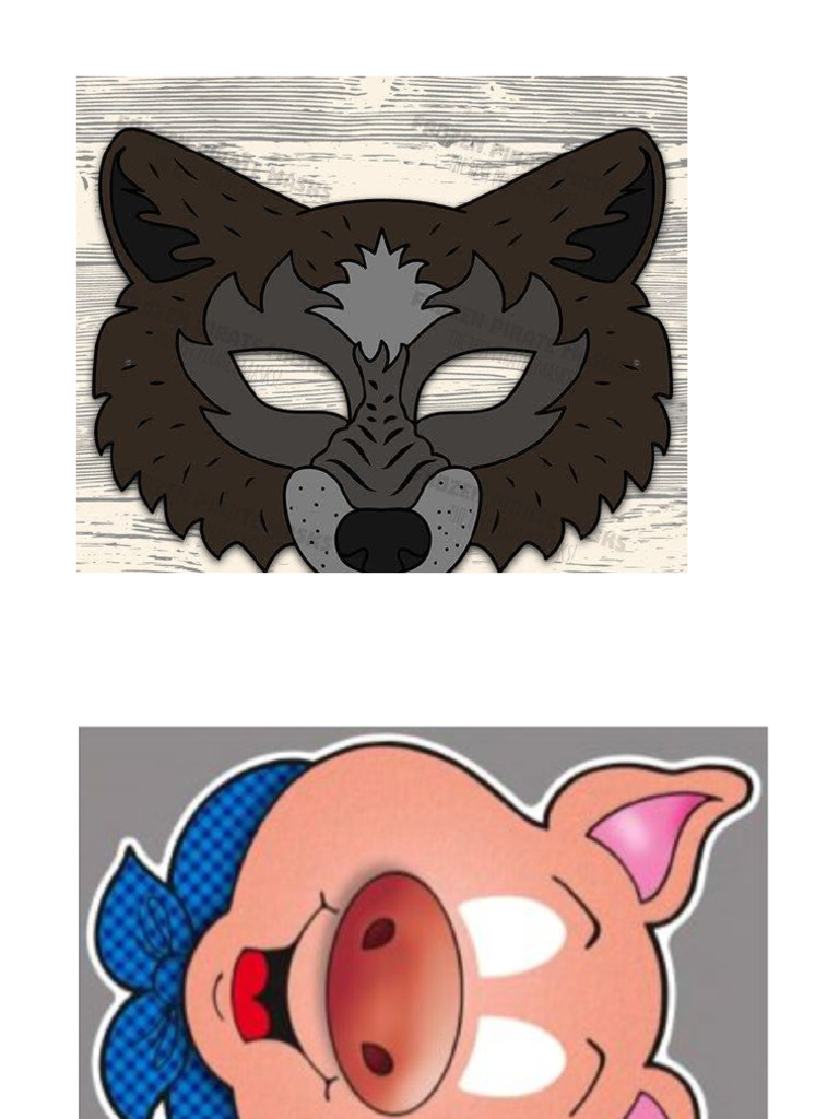 Three Little Pigs Mask | PDF