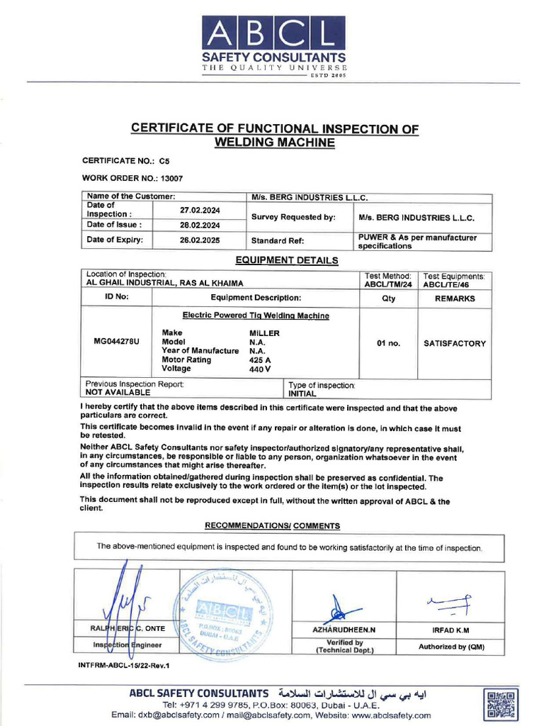 Machine test certificate_page-0005 | PDF