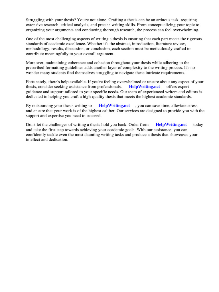 Sample Thesis and Its Parts | PDF | Thesis | Essays