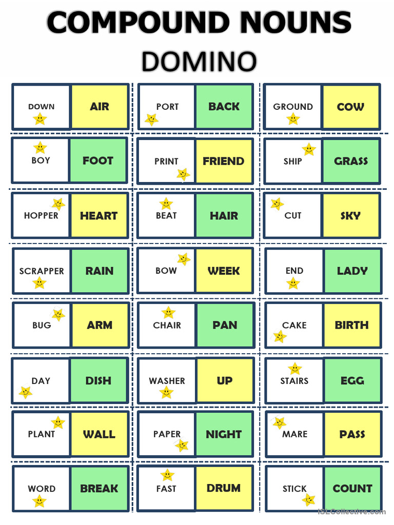 Compound Nouns - Domino | PDF