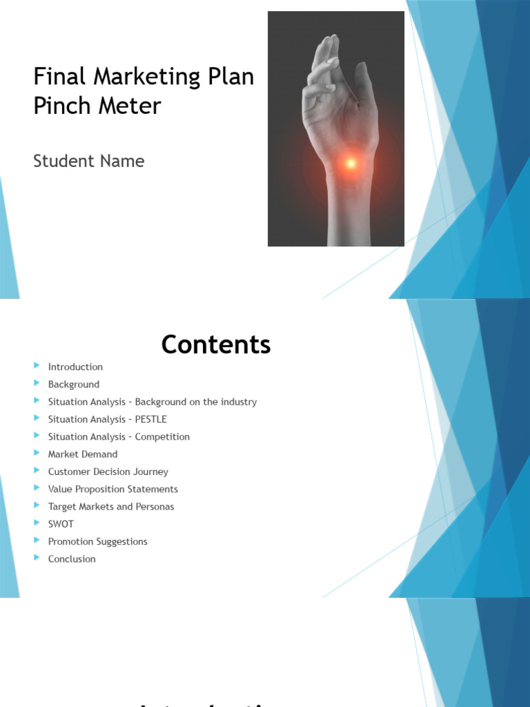 Final Marketing Project-Student Example | PDF | Carpal Tunnel Syndrome ...