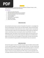 English SBA - The Plan of Investigation | PDF