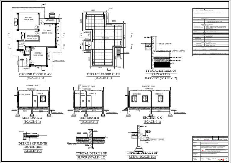 Staff Quarter MIS KEVDI | PDF | Wall | Plaster